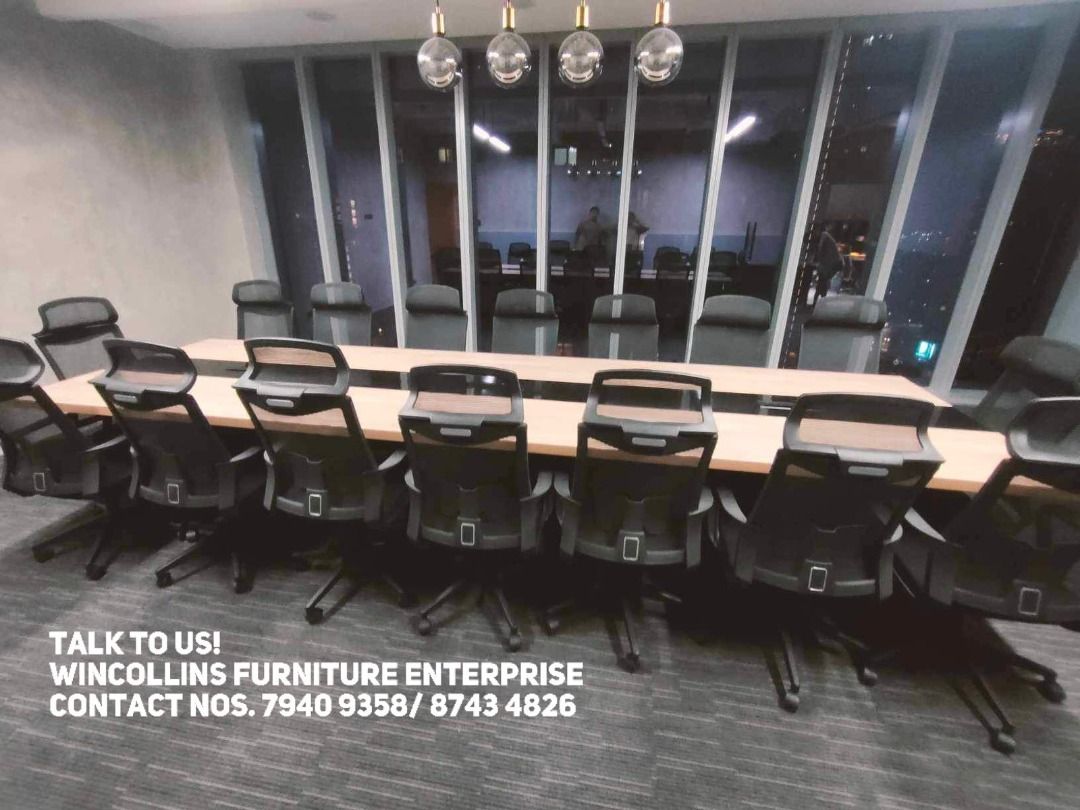 LONG CONFERENCE TABLE - CUSTOMIZE, Furniture & Home Living, Office ...