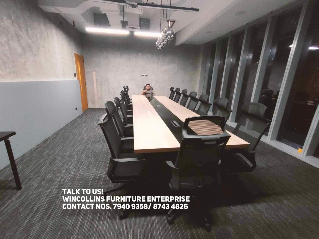 LONG CONFERENCE TABLE - CUSTOMIZE, Furniture & Home Living, Office ...