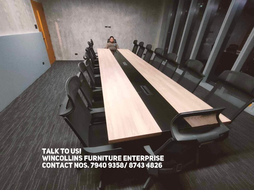LONG CONFERENCE TABLE - CUSTOMIZE, Furniture & Home Living, Office ...