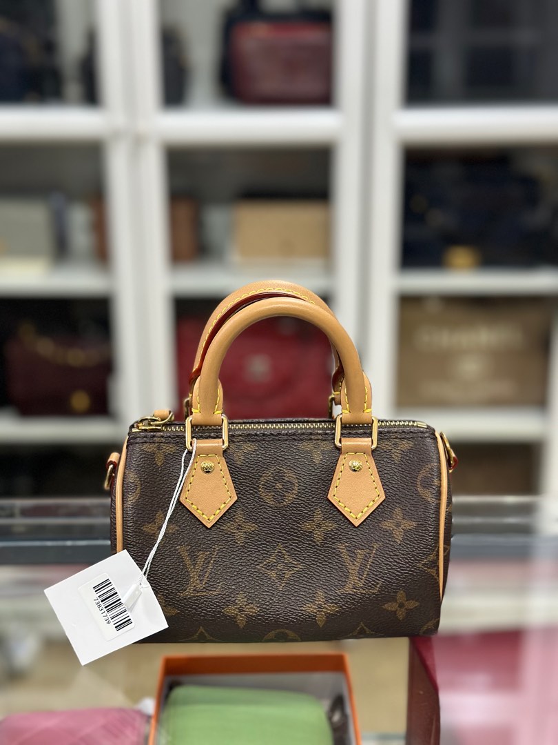 Louis Vuitton Nano Speedy in Monogram Canvas (microchip) - New Version ...