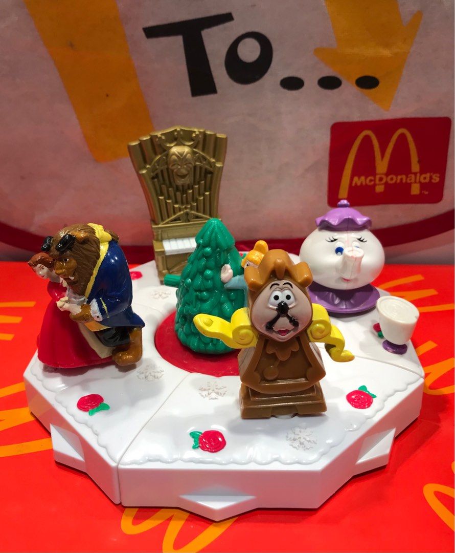 McDonald’s 1998 Beauty & The Beast (2nd Hand), Hobbies & Toys, Toys & Games on Carousell
