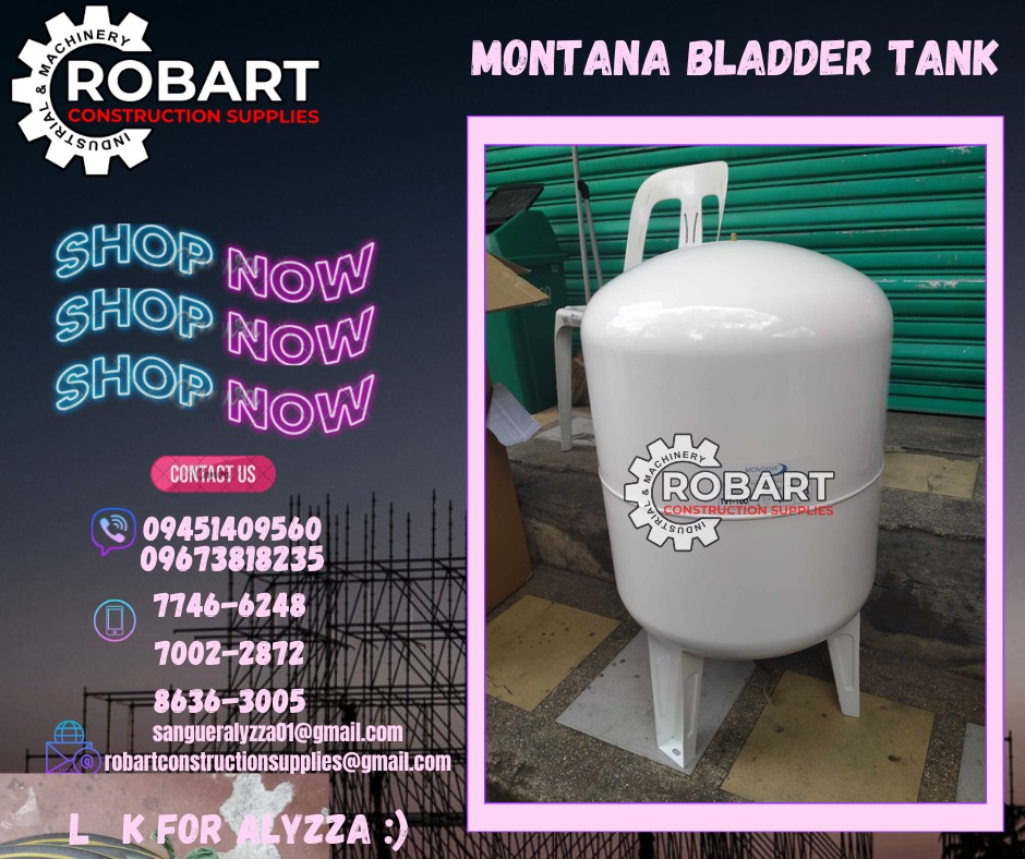 montana bladder tank 100L, Commercial & Industrial, Construction Tools ...