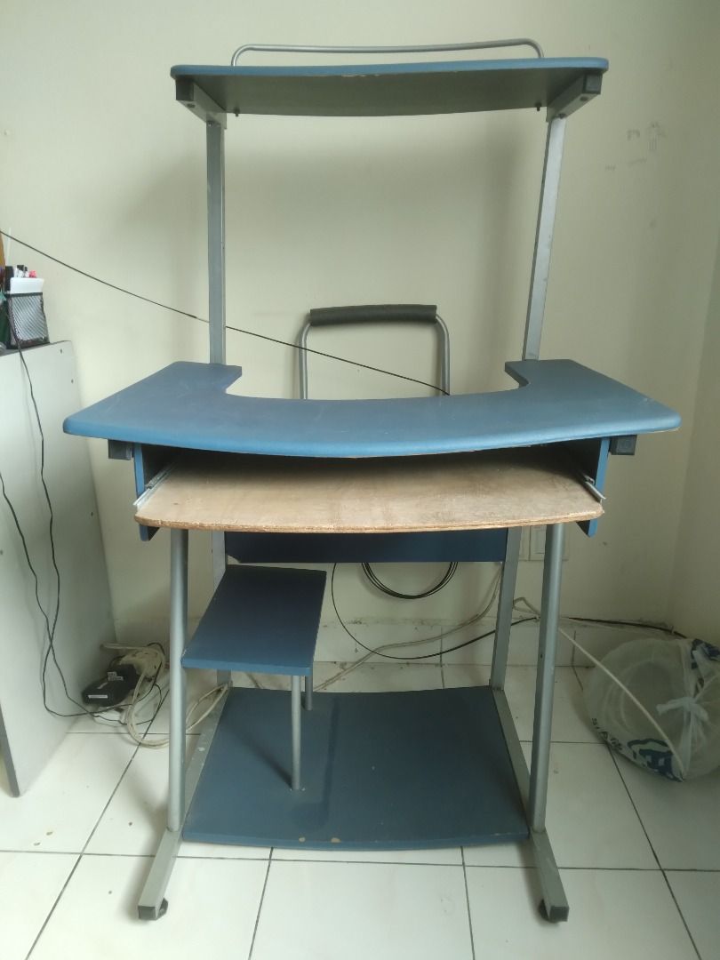 Multi Level Computer Desk Table, Furniture & Home Living, Furniture ...