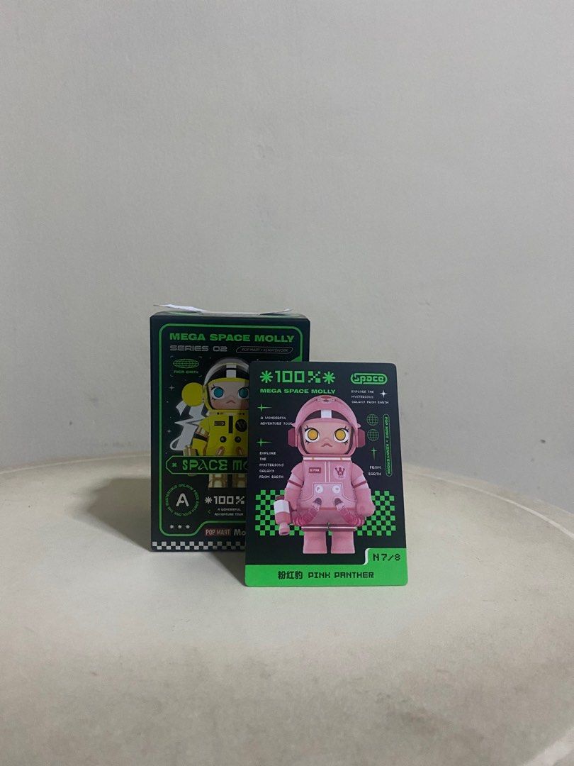 POPMART MEGA SPACE MOLLY - PINK PANTHER, Toys & Collectibles, Mainan di ...