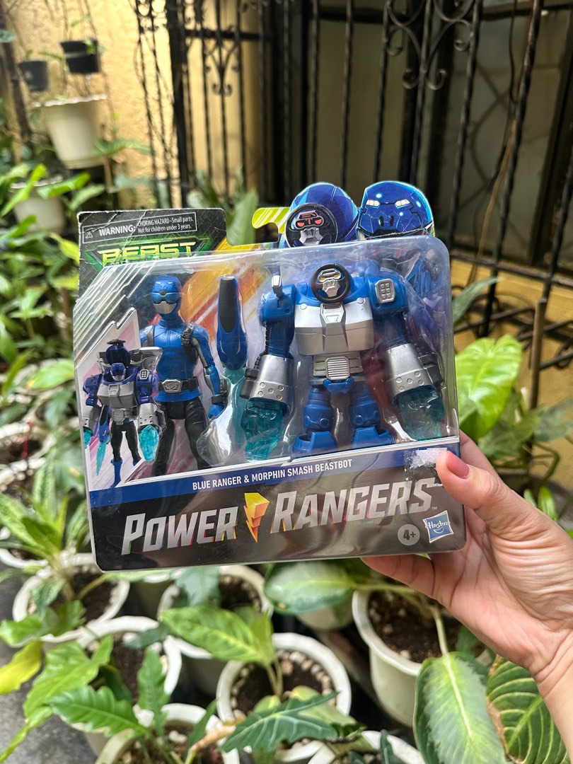 Power Rangers Blue Ranger & Morphin Smash Beastbot, Hobbies & Toys ...