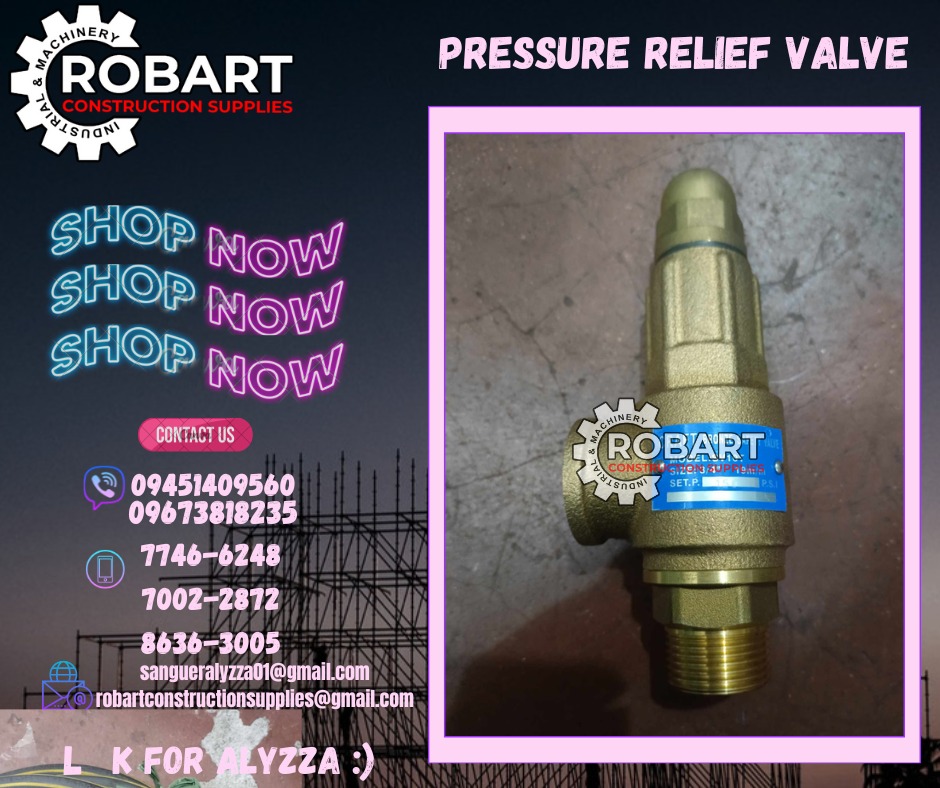 pressure relief valve- craft, Commercial & Industrial, Construction ...