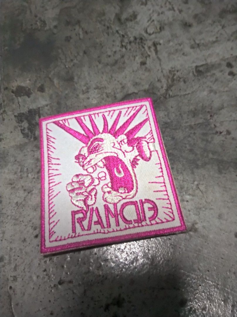 RANCID Punk Rock Band Patches, Hobbies & Toys, Music & Media, Music ...