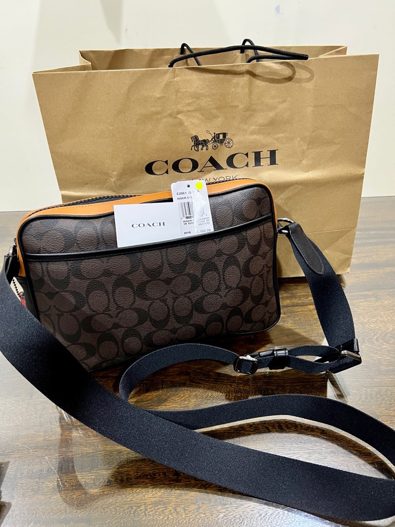 RAYA SALES! COACH RIDER CROSS-BODY BAG (LIMITED EDITION), Men's Fashion ...