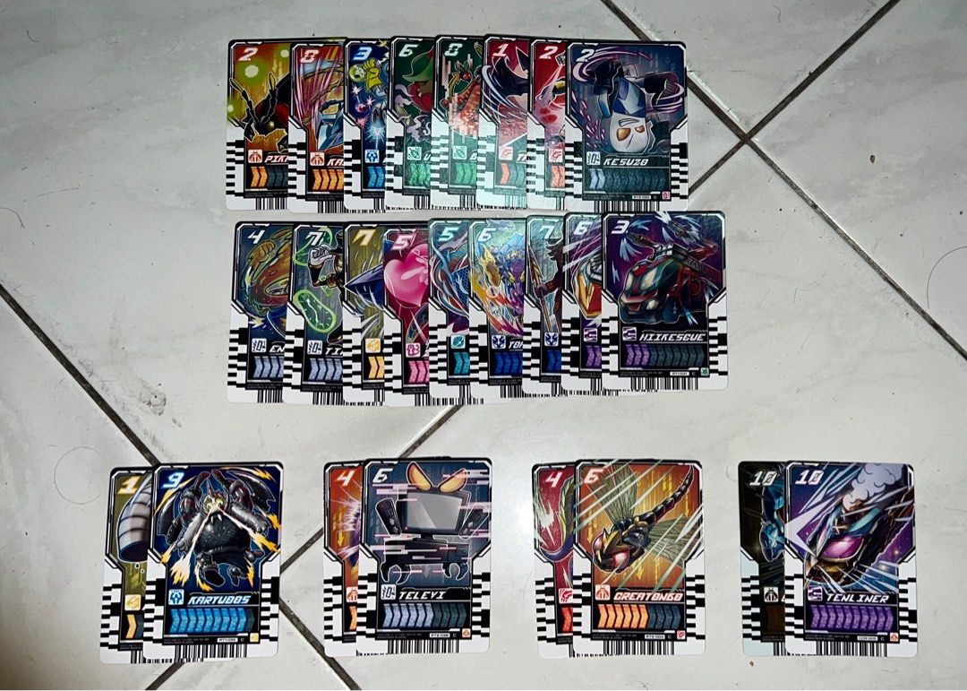 Ride Chemy Card Kamen Rider Gotchard (LP, GR, R, C), Hobbies & Toys ...