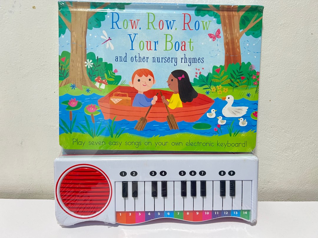 Row, Row, Row Your Boat Piano Book / Sound Book, Babies & Kids, Infant ...