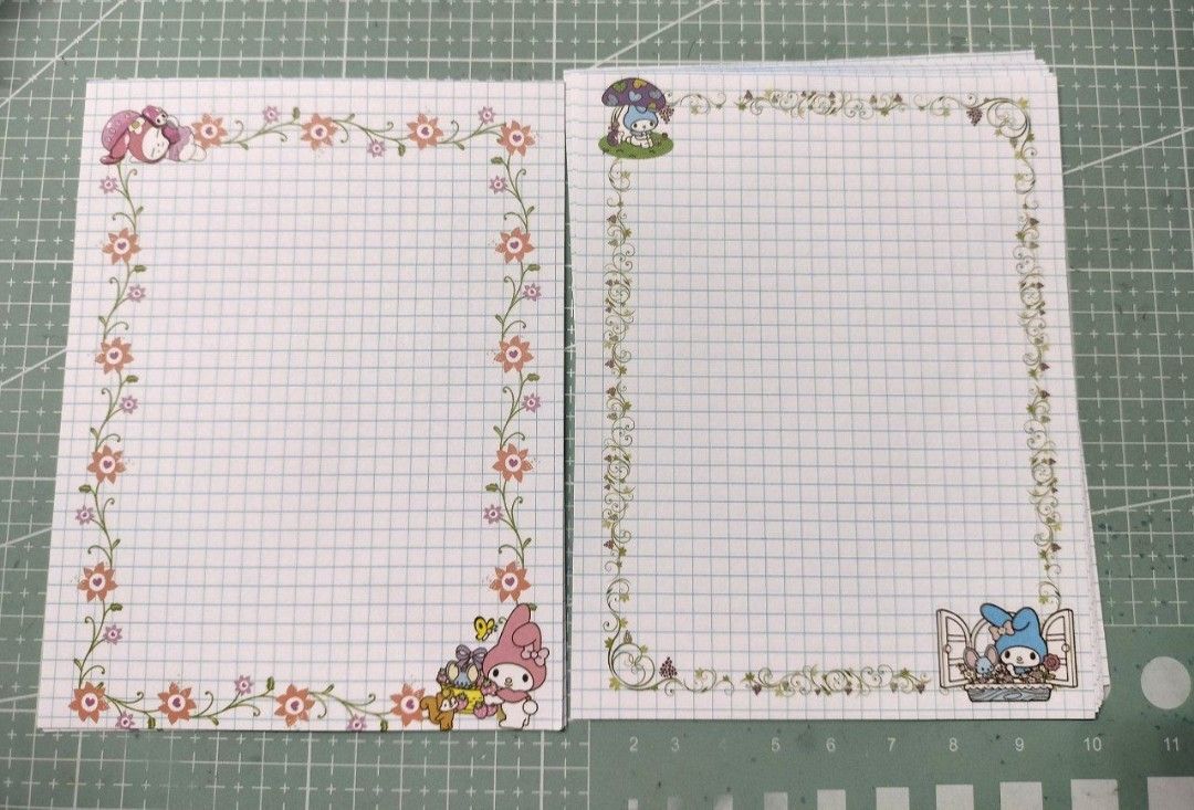 Sanrio memo grid memo sheet, Hobbies & Toys, Stationery & Craft ...