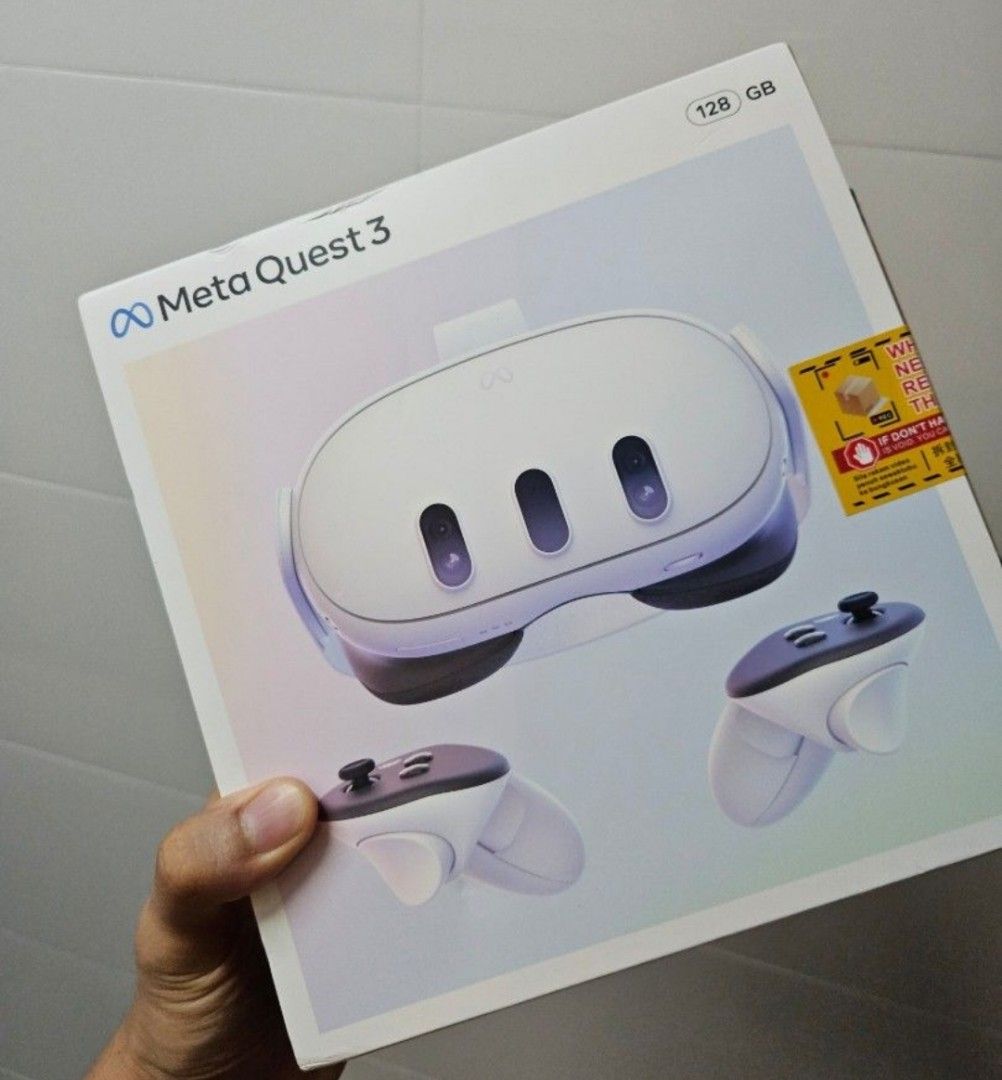 (sealed) 128gb - Oculus Meta Quest 3, Video Gaming, Video Game Consoles ...