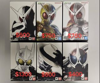 Figure Zero / SHF Kamen rider W 園咲家 Dopant 怪人共4隻不散）, 興趣及遊戲, 玩具 & 遊戲類 ...