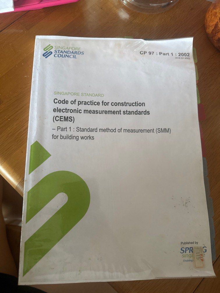 Singapore Standard Code of Practice for construction electronic ...