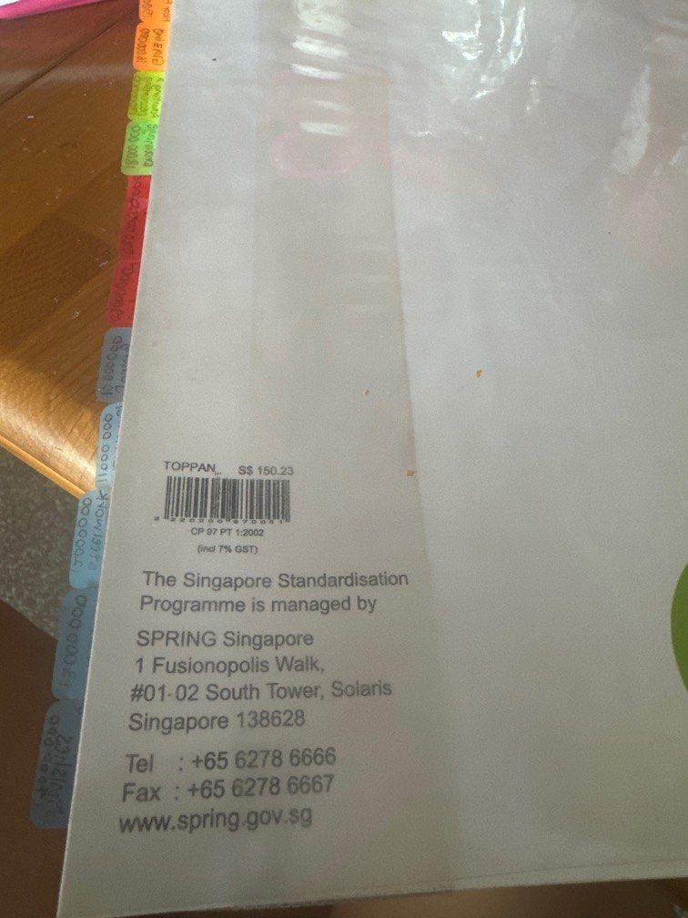 Singapore Standard Code of Practice for construction electronic ...