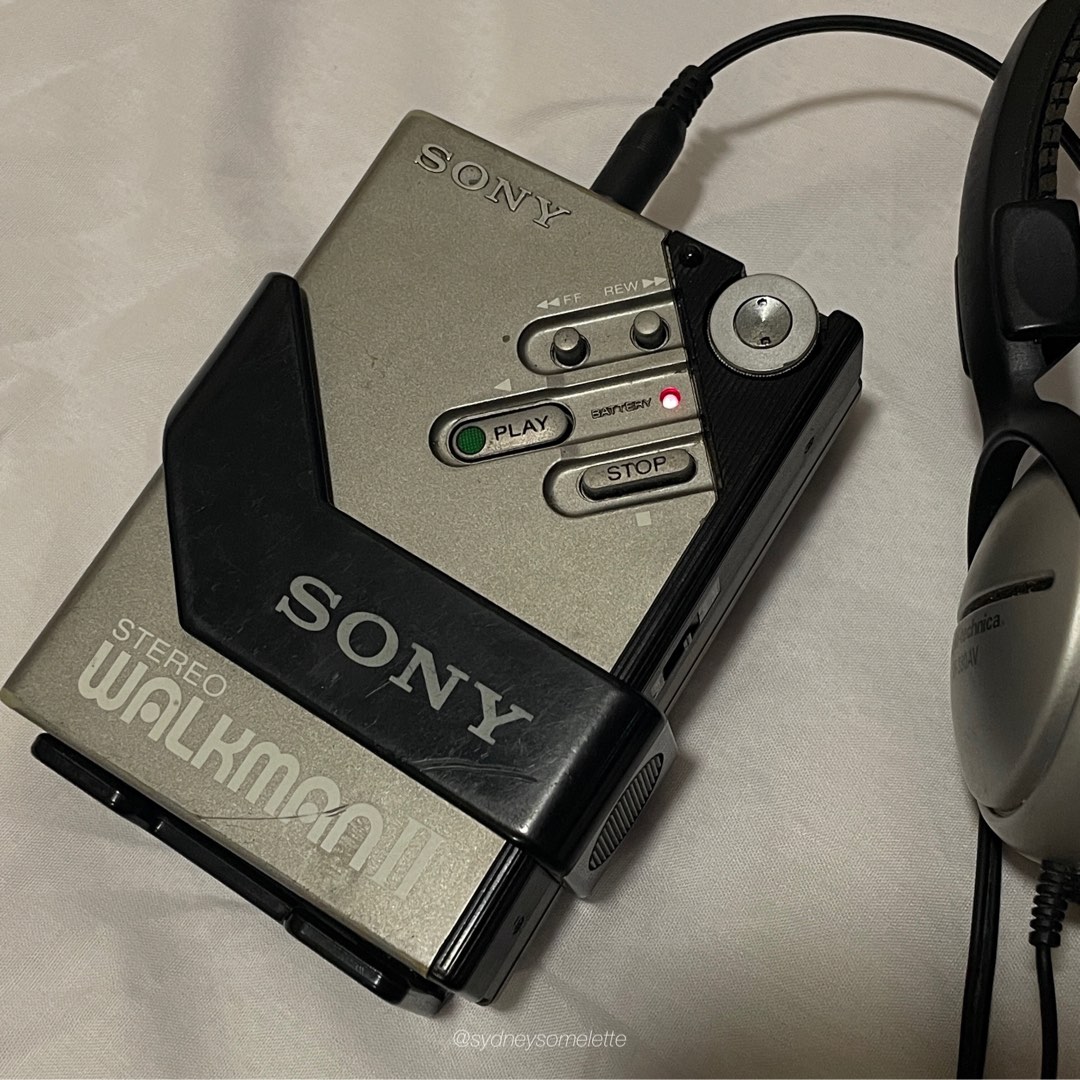 Sony Walkman II/WM-2 Silver Stereo Cassette Player, Audio, Portable ...