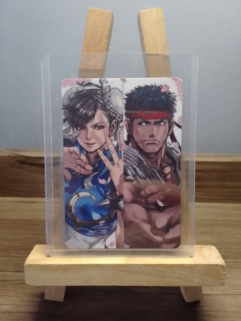 STREET FIGHTER RYU AND CHUN-LI CARD WITH LOADER - CUSTOM, Hobbies ...
