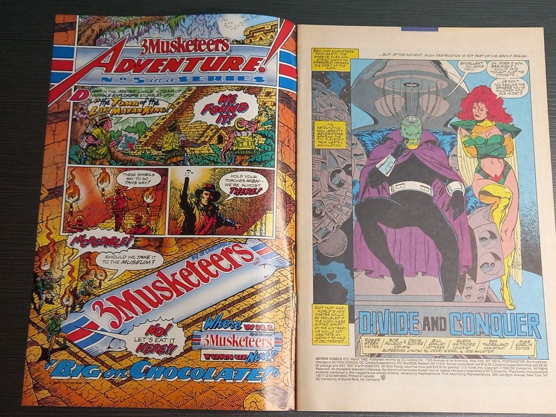 Superman Action Comics #675 Comics March 1992, Hobbies & Toys, Books ...