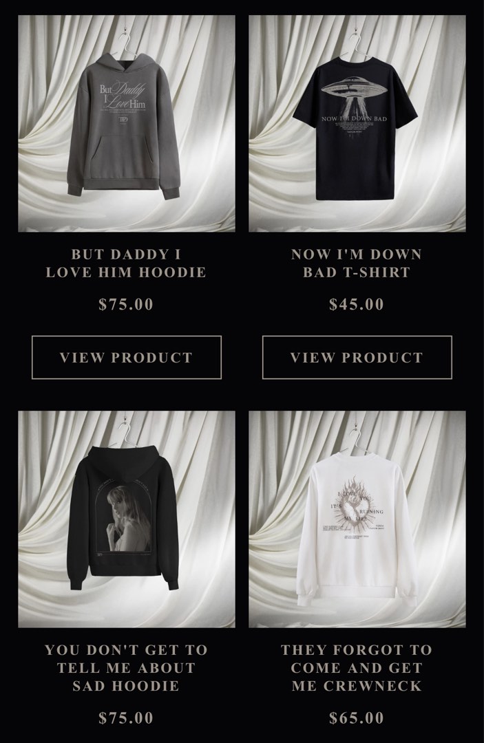 taylor swift ttpd merch 3 lyrics, 興趣及遊戲, 收藏品及紀念品, 明星周邊 - Carousell