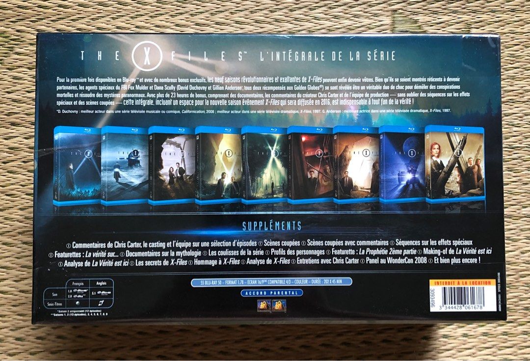 THE X-FILES COMPLETE SERIES COLLECTOR’S SET LIMITED EDITION BLU-RAY X檔案 ...