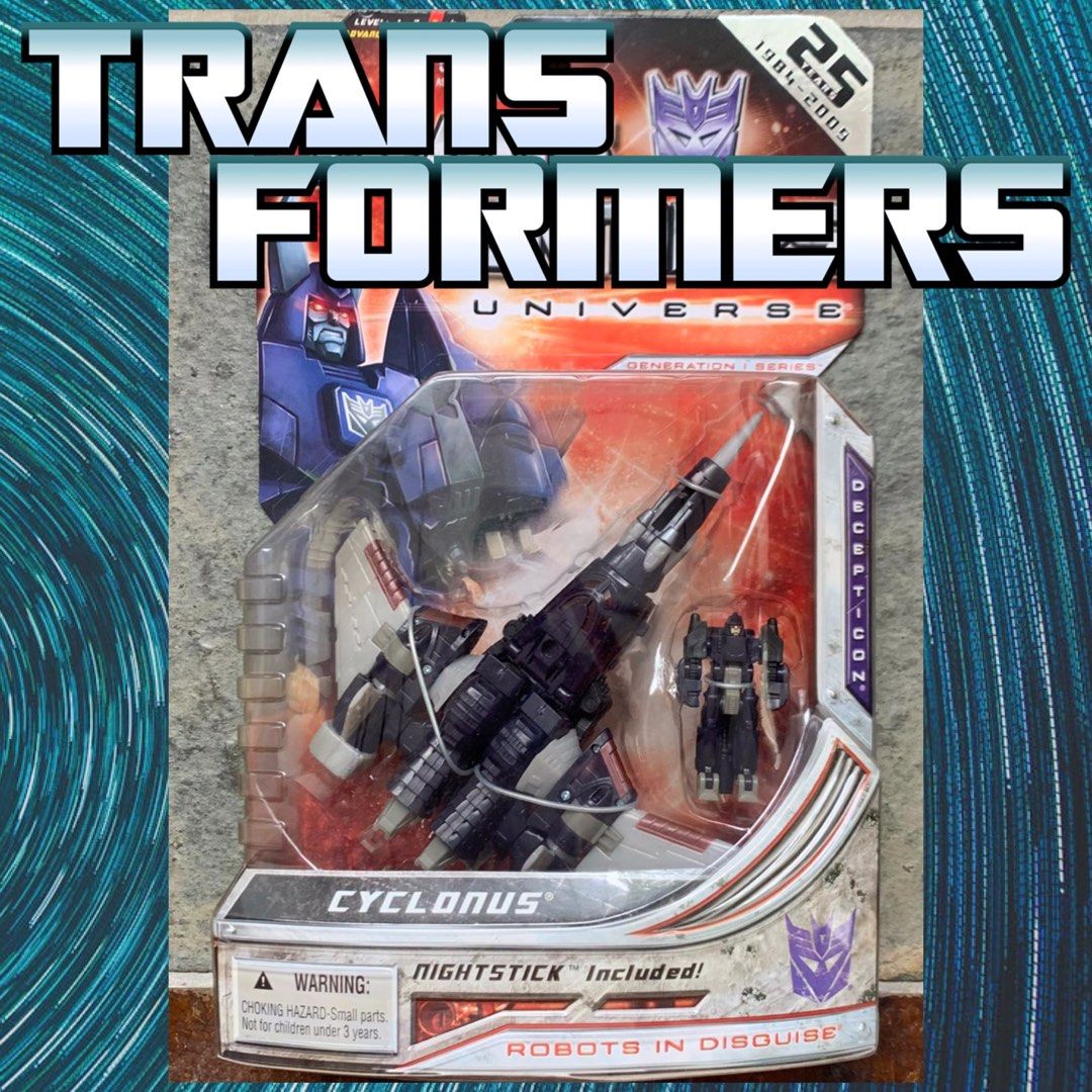 Transformers Cyclonus Robot in Disguise RID Universe Deluxe Class 25th ...