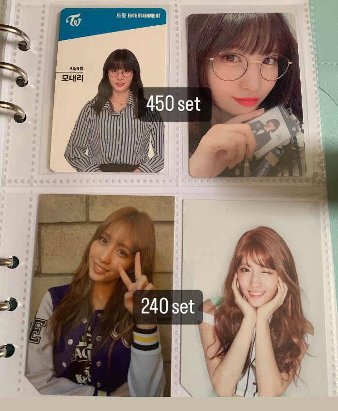 TWICE MOMO PHOTOCARDS, Hobbies & Toys, Memorabilia & Collectibles, K ...