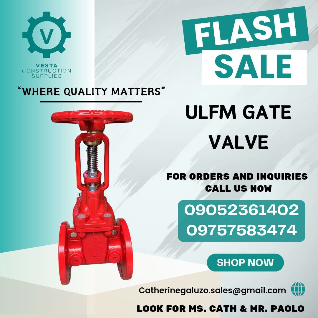 ULFM GATE VALVE, Commercial & Industrial, Construction Tools ...