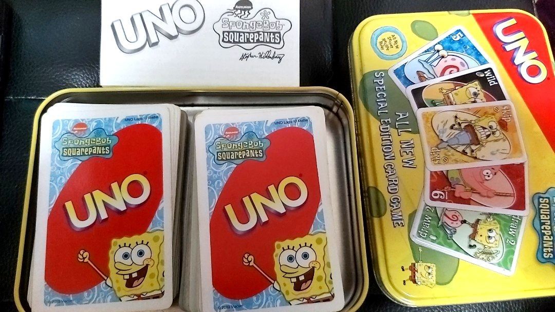 ️ UNO Spongebob Squarepants Special Edition Card Game, Hobbies & Toys ...