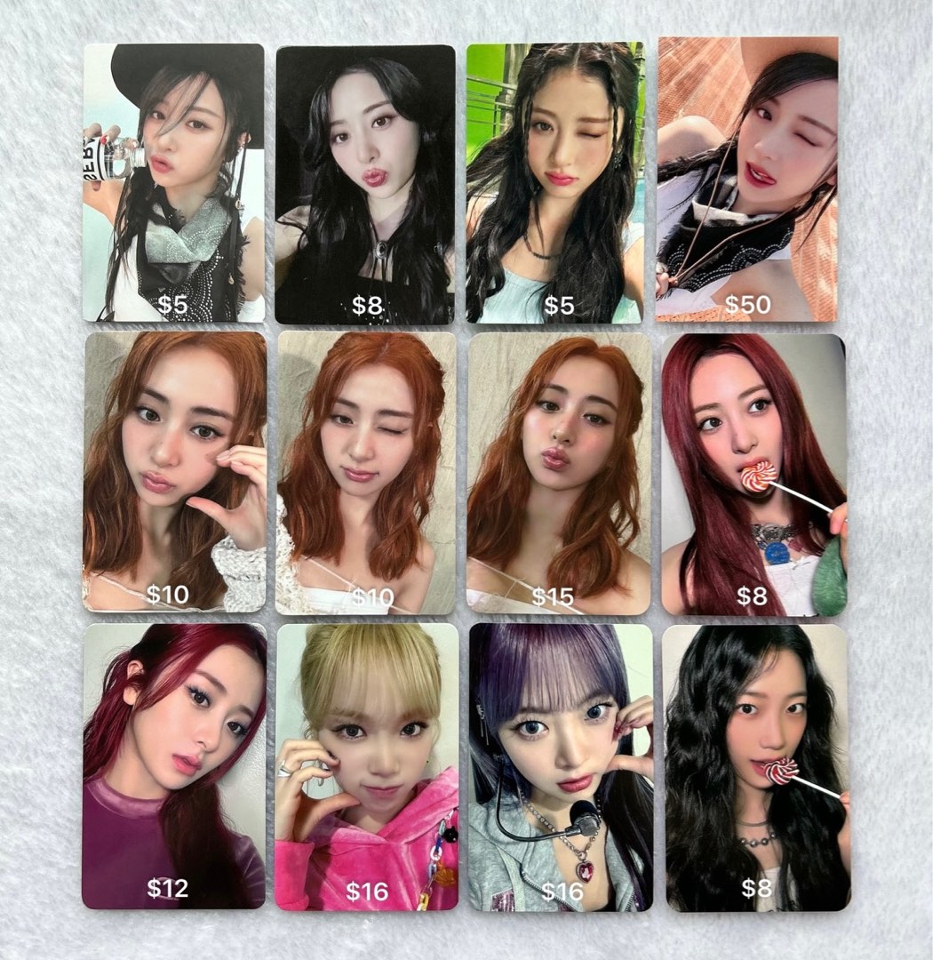 [wts] lesserafim yunjin chaewon eunchae kazuha sakura pcs pobs lds ...