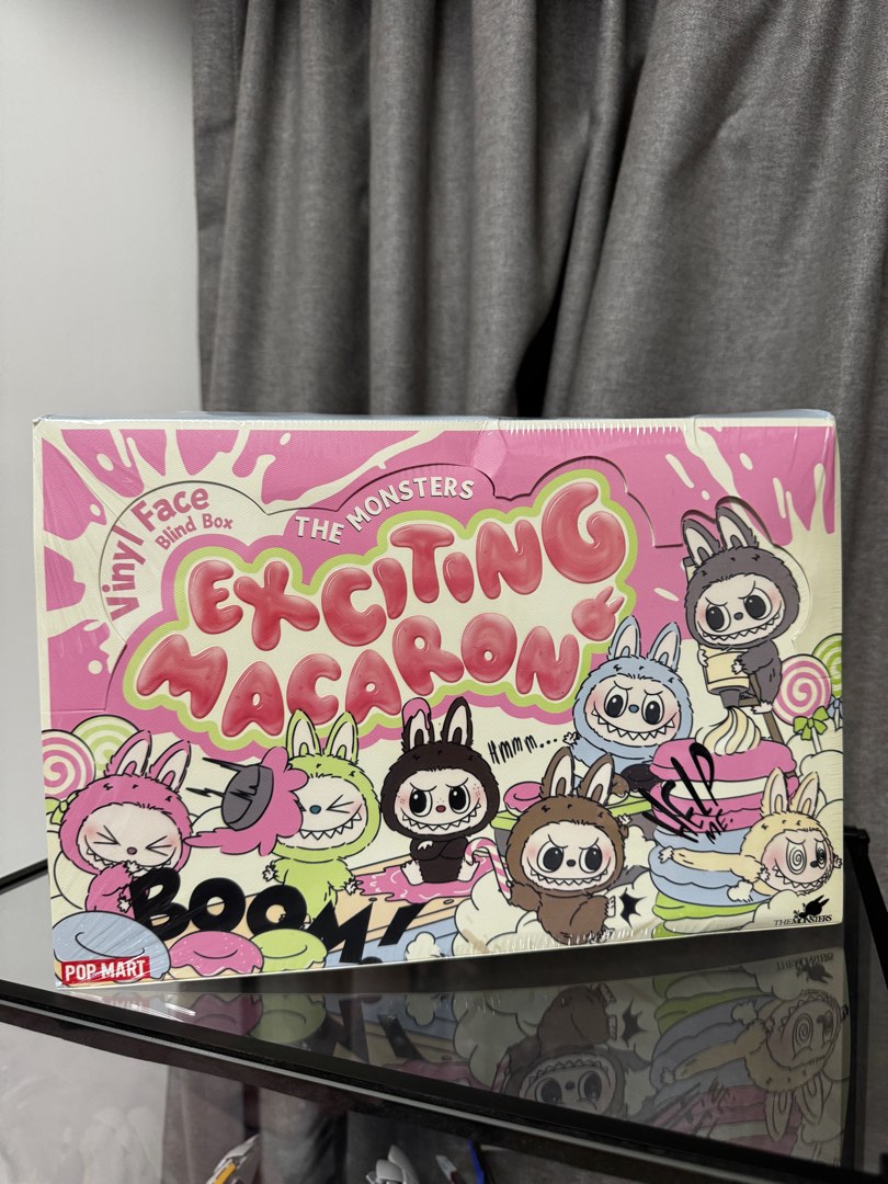 100% New 現貨 正品 PopMart Labubu 馬卡龍 一Set 六隻 Blackpink Lisa fans 必買, 興趣及遊戲 ...