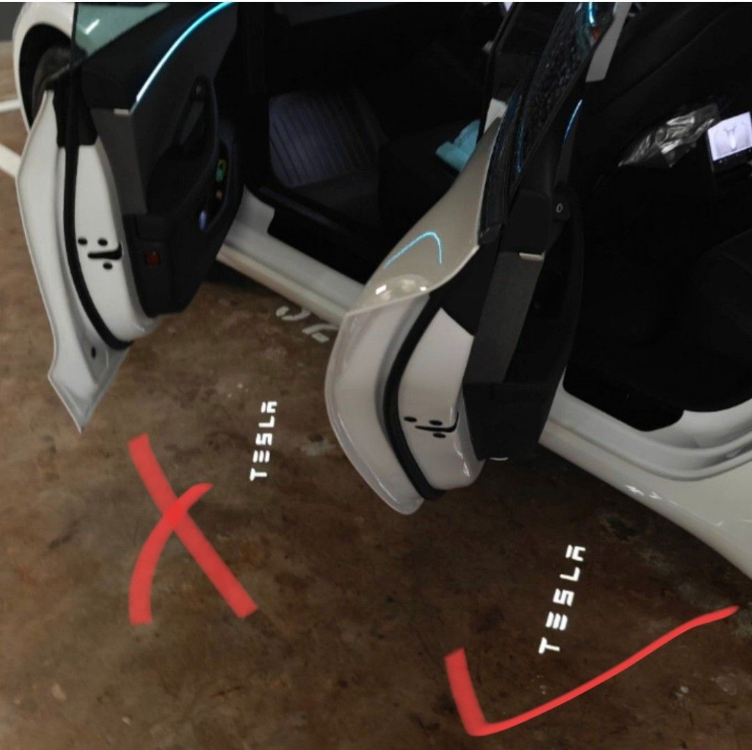 Tesla Puddle lights for Tesla Model 3 Highland version 2024 - 2 piece ...