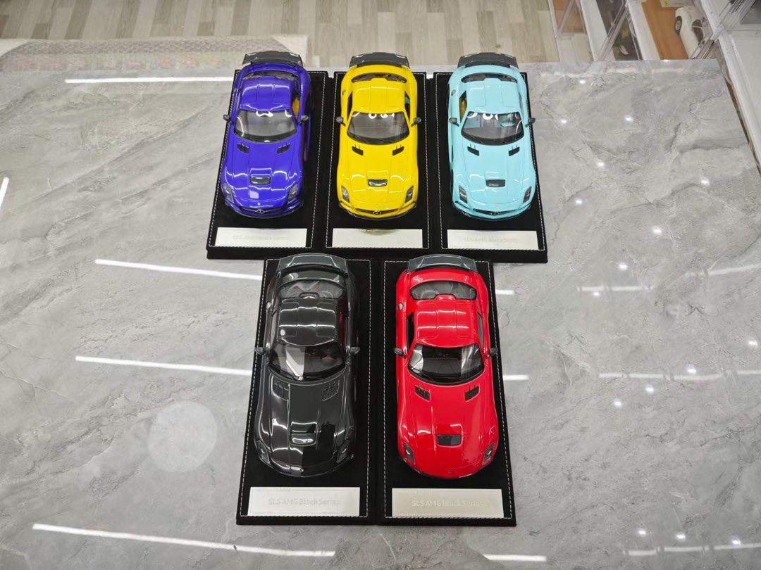 1/18 HH Model Mercedes Benz SLS AMG Black Series (come with display ...