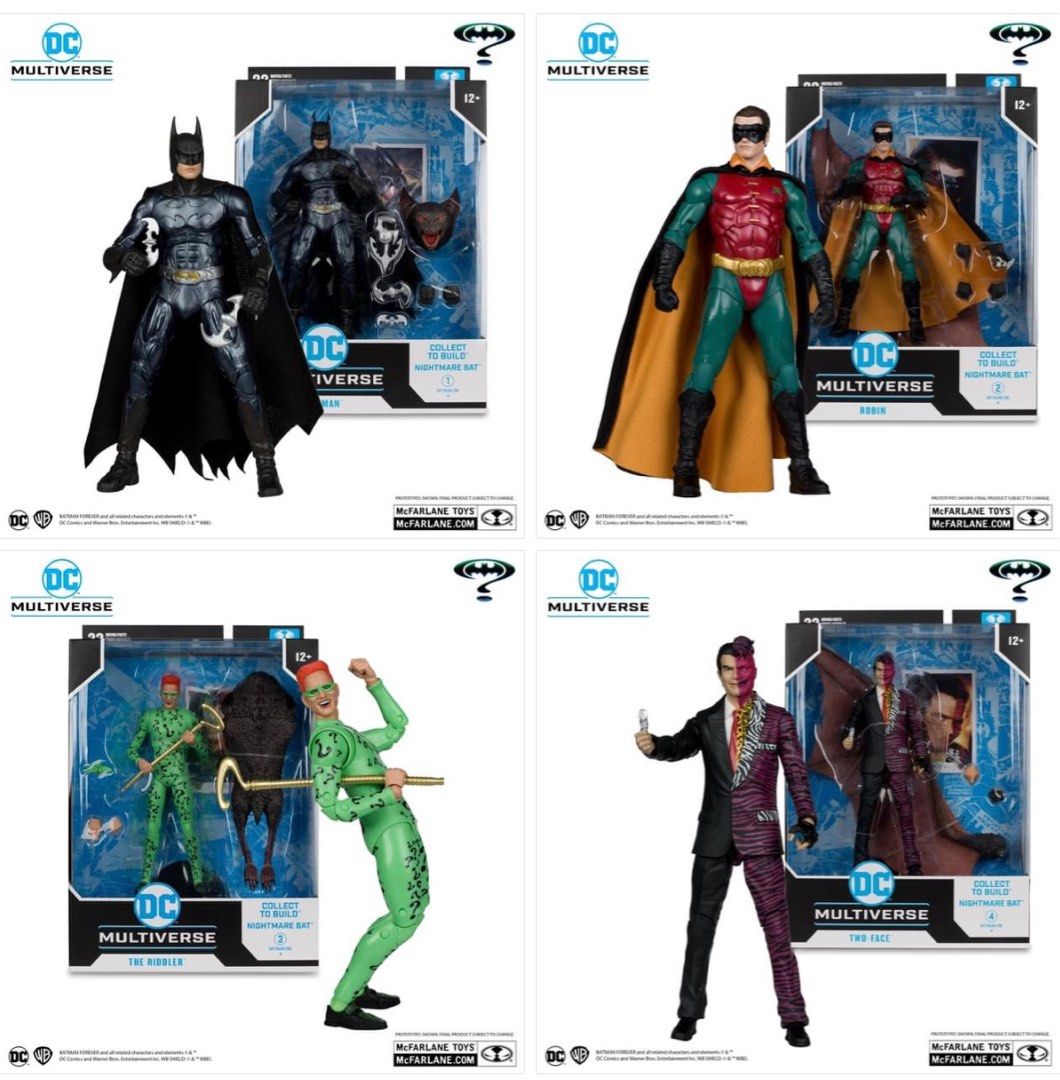 [ PreOrder] Mcfarlane Batman Forever : Batman / Robin / Two Face ...
