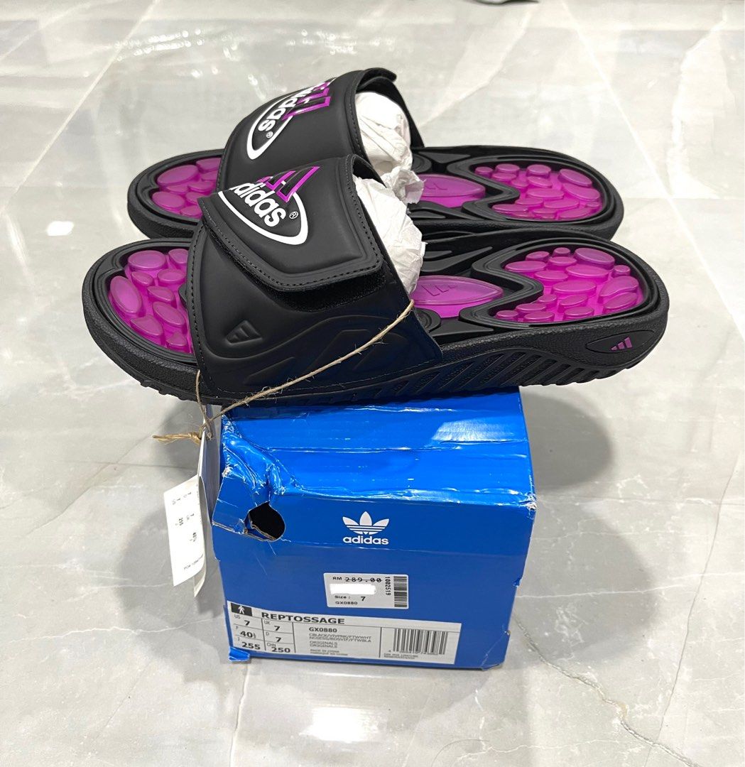 Adidas Reptossage Slide Sandal (GX0880), Men's Fashion, Footwear ...
