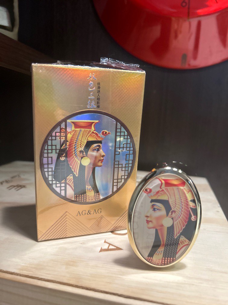 AG&AG #4 viral duo eyeshadow stick with mirror case, Beauty & Personal ...