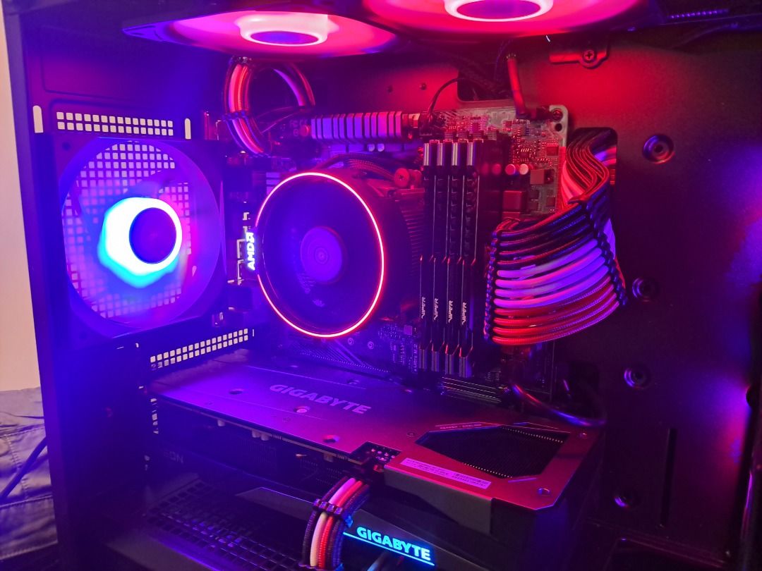 AMD Ryzen 5 PC Desktop Gaming Computer (Ryzen 5 5500 | ASRock B450M ...