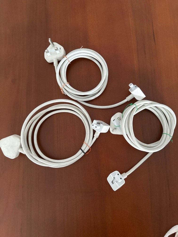 Apple power adapter cable MagSafe extension, Computers & Tech, Parts ...