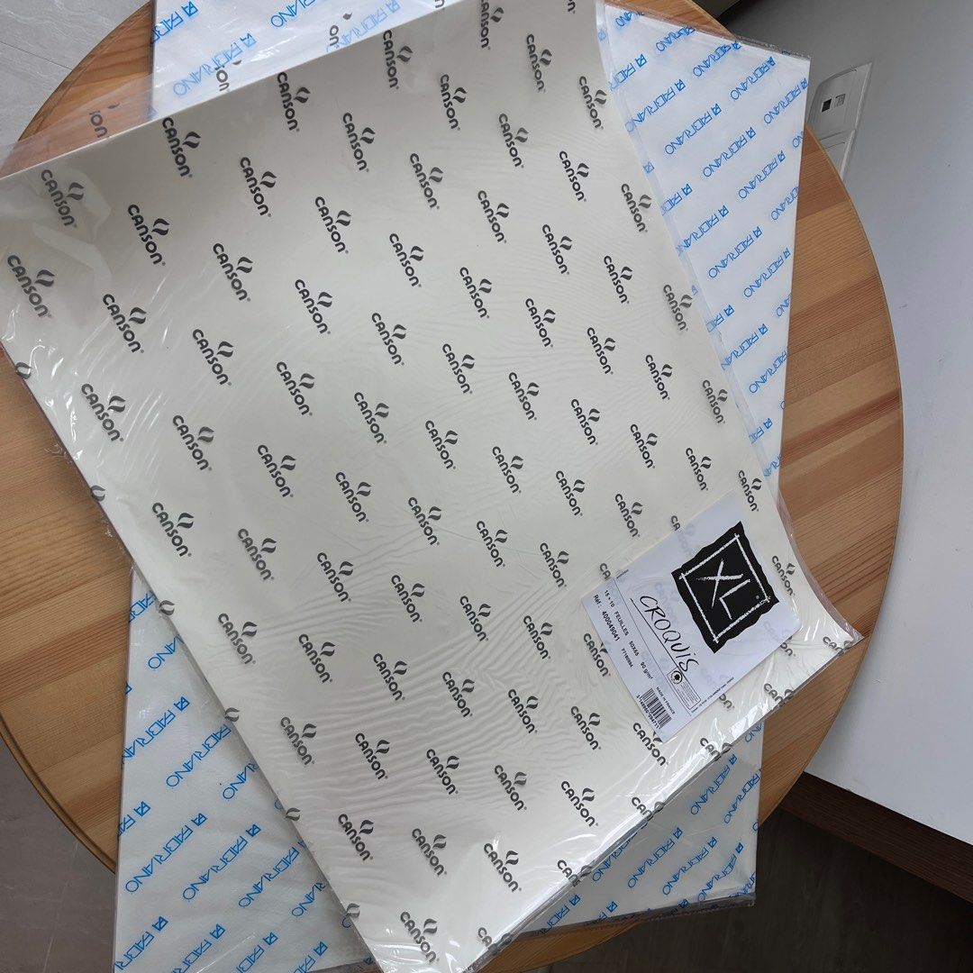 Art Watercolor paper Fabriano 300g cold pressed and Sketching Canson ...