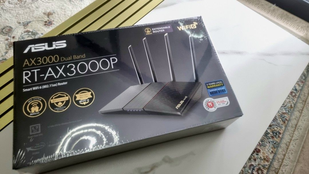 ASUS AX3000 Smart Wifi6 Router Modem (AI Mesh, Dual Band, 802.11ax ...