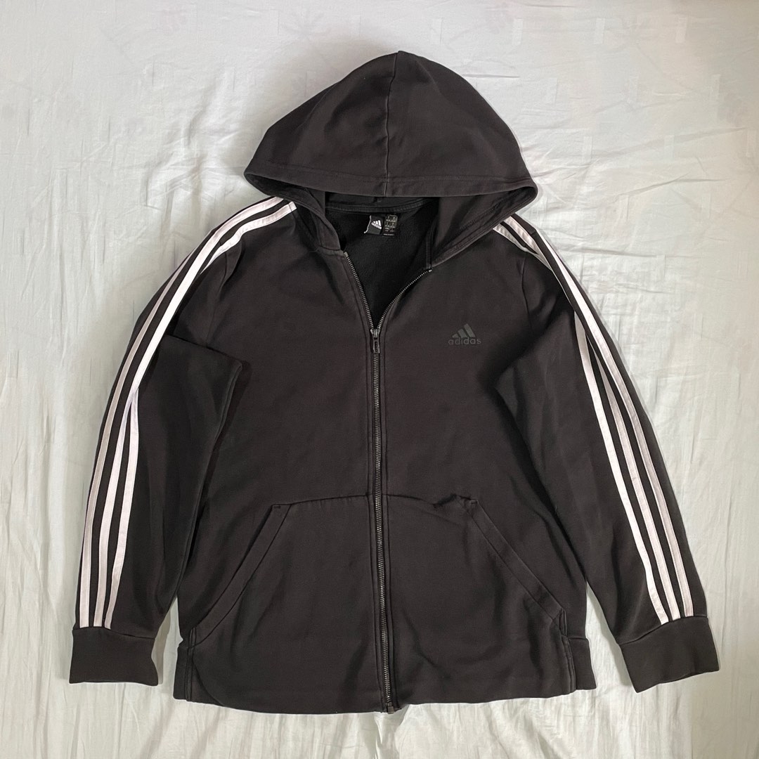 authentic adidas full zip hoodie jacket, Men's Fashion, Coats, Jackets ...