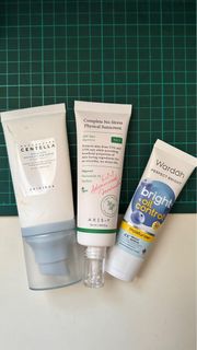 CLEF Skin Perfecting Tinter Physical Sunscreen (beige) FREE makeup puff ...