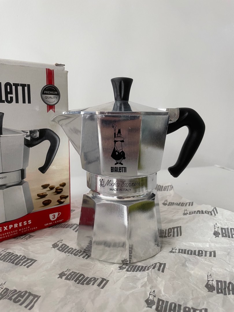 Bialetti Moka Pot (3cups), Furniture & Home Living, Kitchenware ...