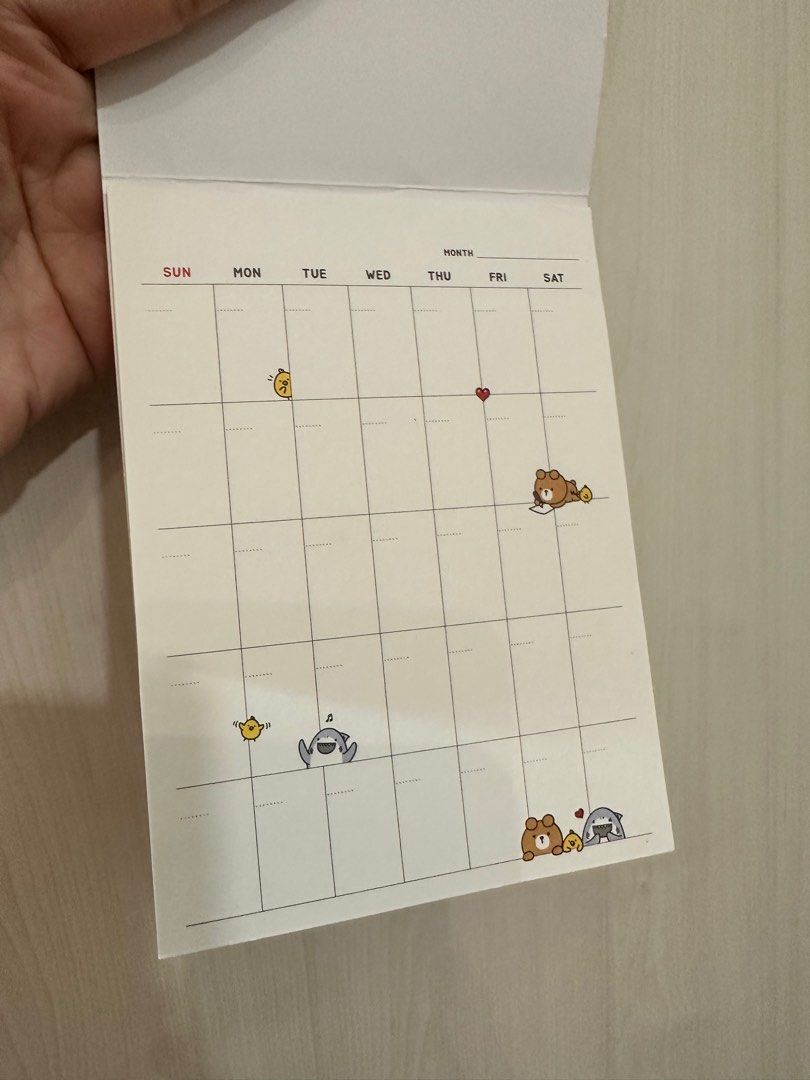 BN KOREAN CALENDAR, Hobbies & Toys, Stationery & Craft, Stationery ...