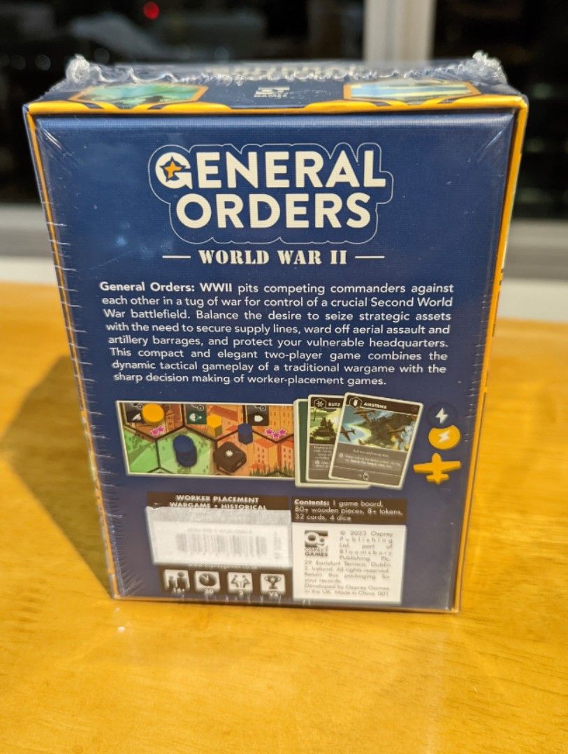 [BNIS] General Orders board game, Hobbies & Toys, Toys & Games on Carousell
