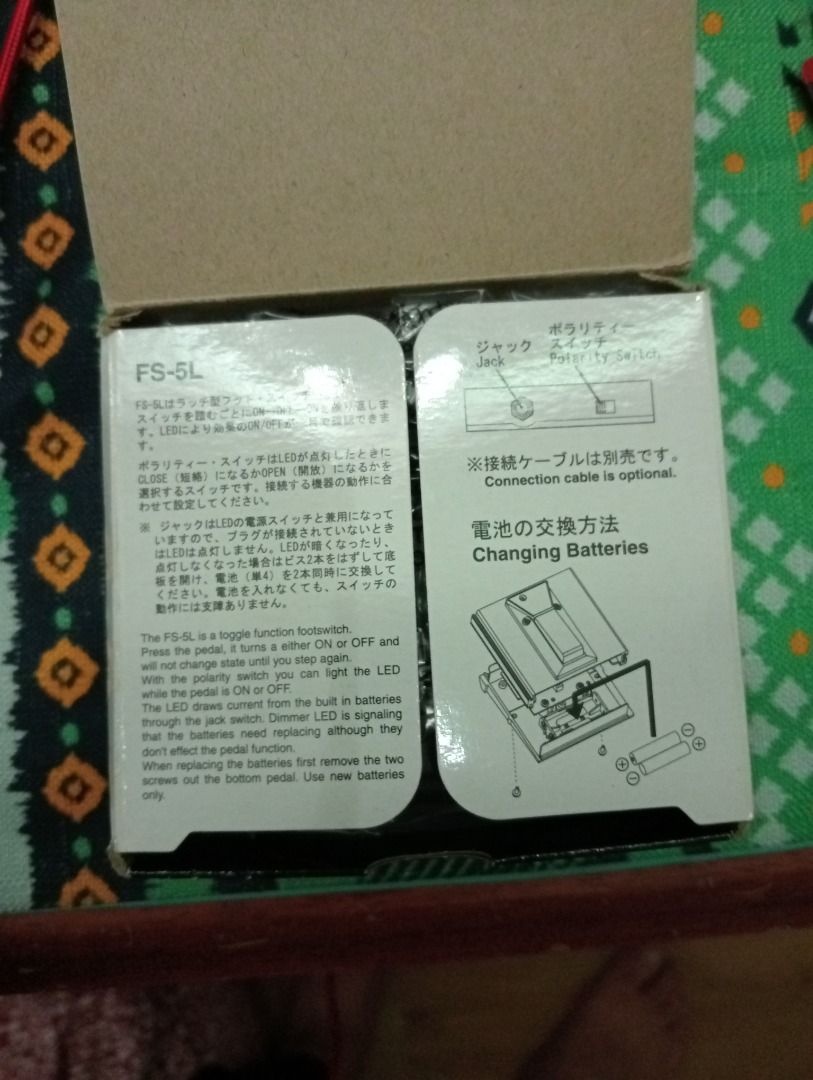 Boss foot switch, Hobbies & Toys, Music & Media, Music Accessories on ...
