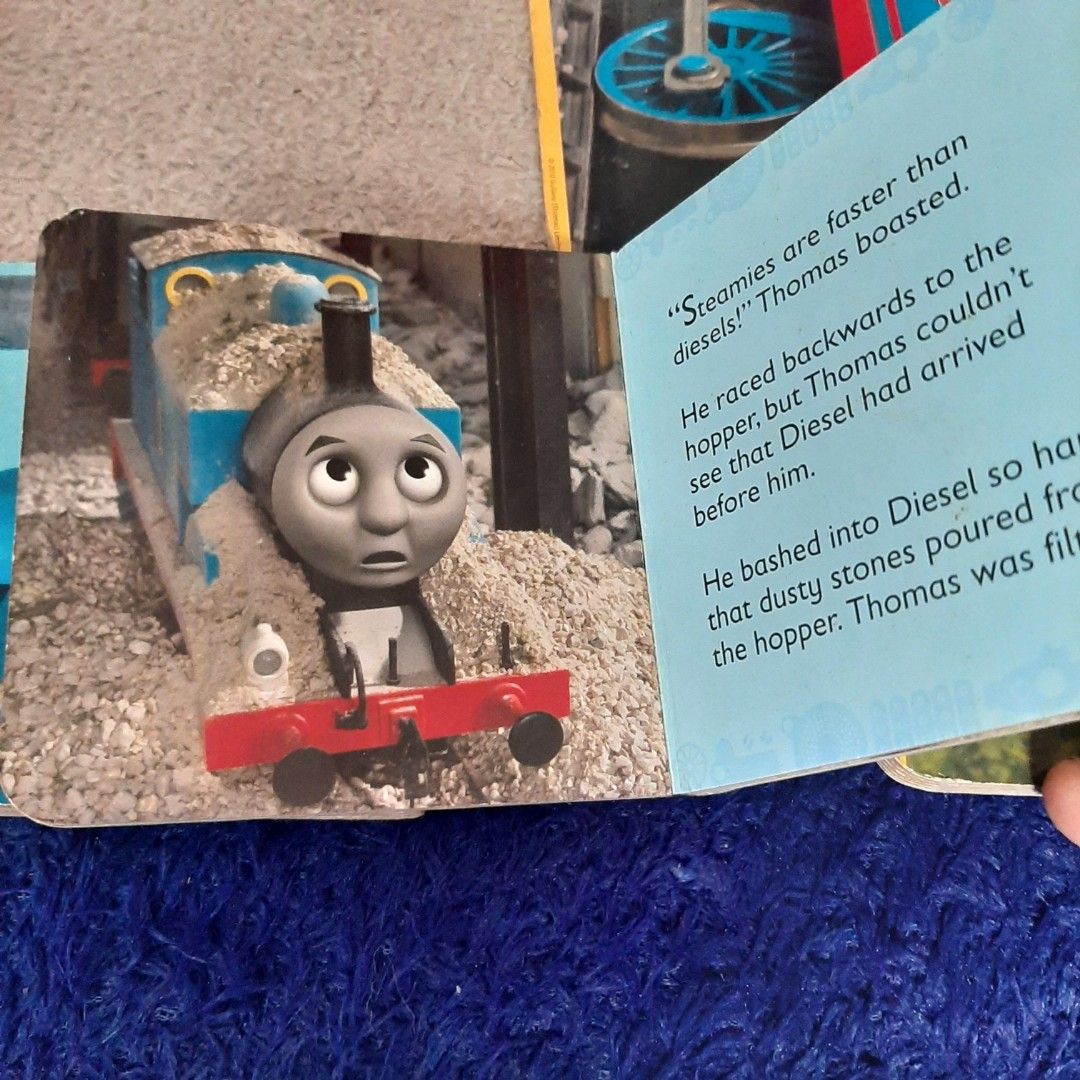 Buku board book anak anak mini thomas and friends, Buku & Alat Tulis ...