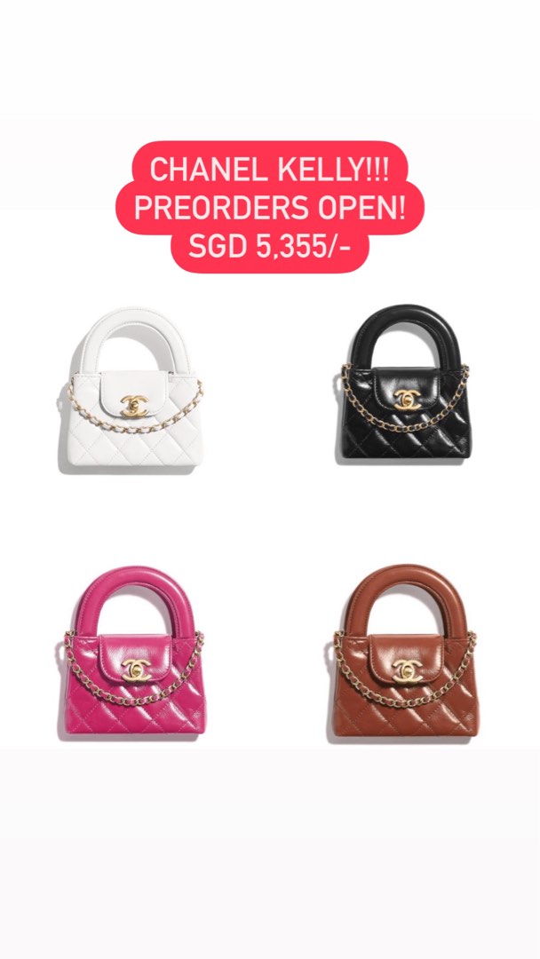Chanel nano kelly, Luxury, Bags & Wallets on Carousell