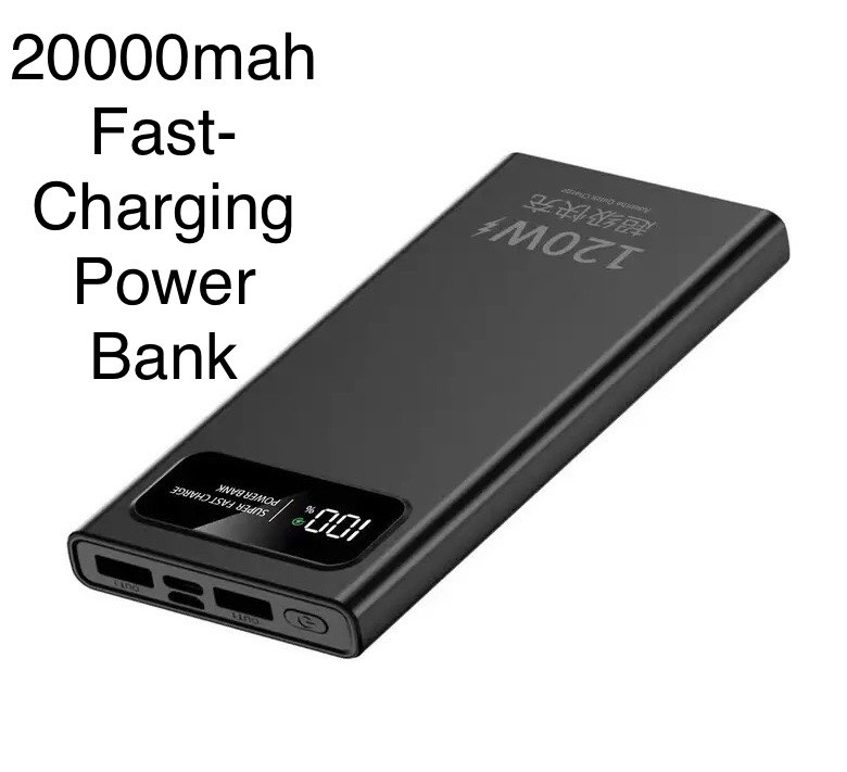 [CHEAPEST YOU COULD FIND IN SG] Power Bank 20000mAh with 120W Super ...