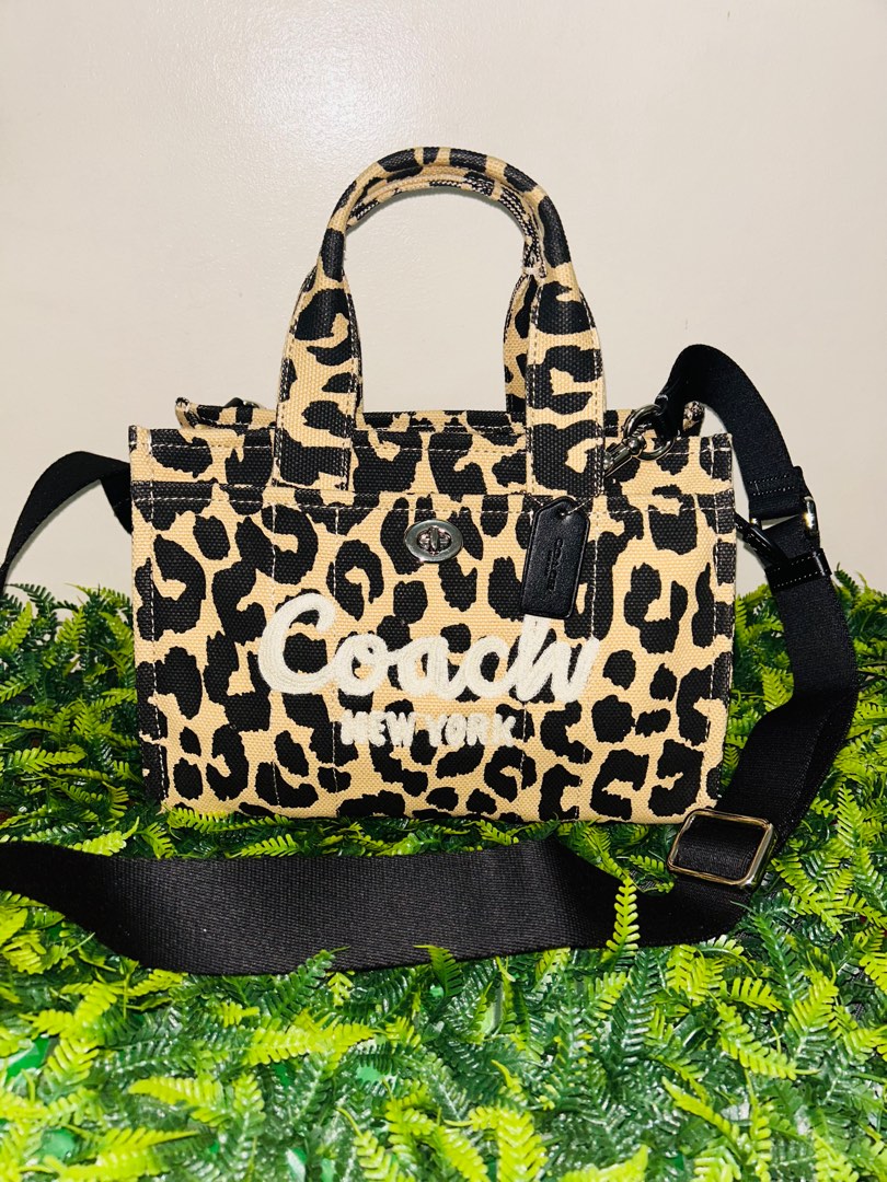 Coach Leopard Print Canvas Tote Bag, Luxury, Bags & Wallets on Carousell