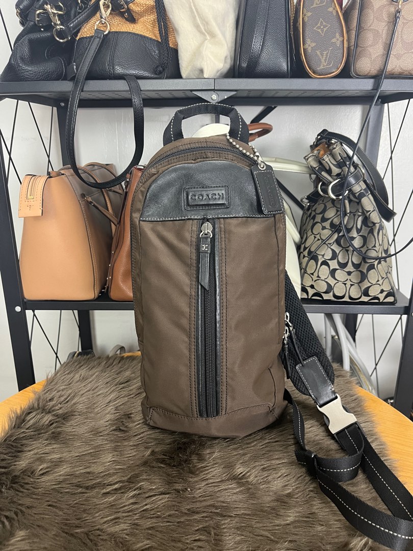 Coach Varick Nylon Shouder Pack, Luxury, Bags & Wallets on Carousell